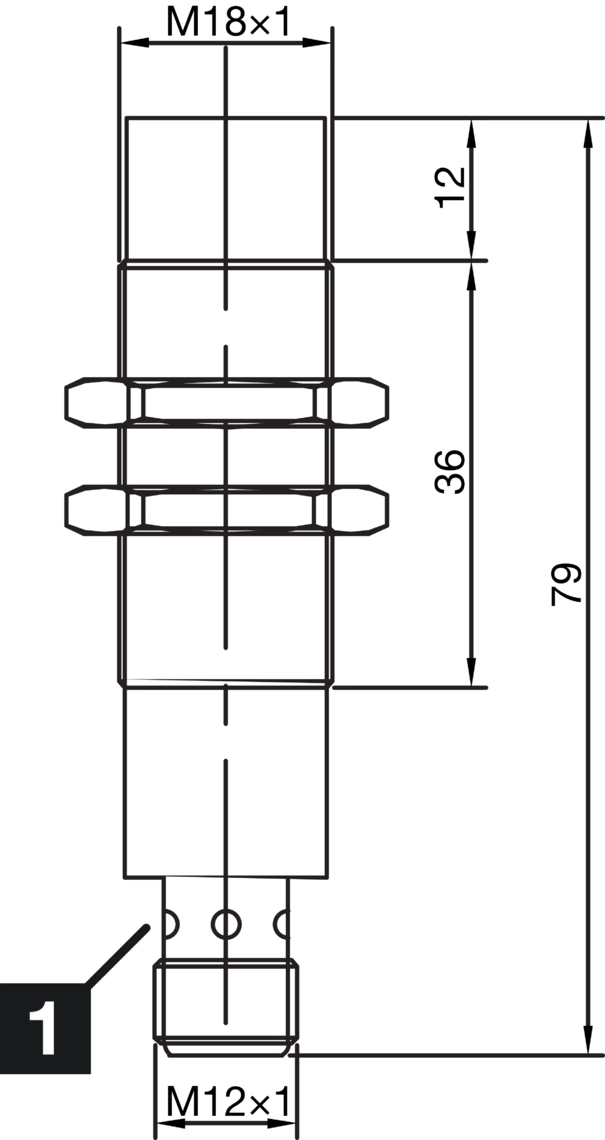 Inductive proximity sensors INS-M18-N08NO-B3